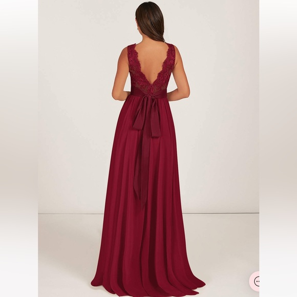 Azazie | Dresses | New Azazie Gertrude Red Prom Homecoming Bridesmaid ...